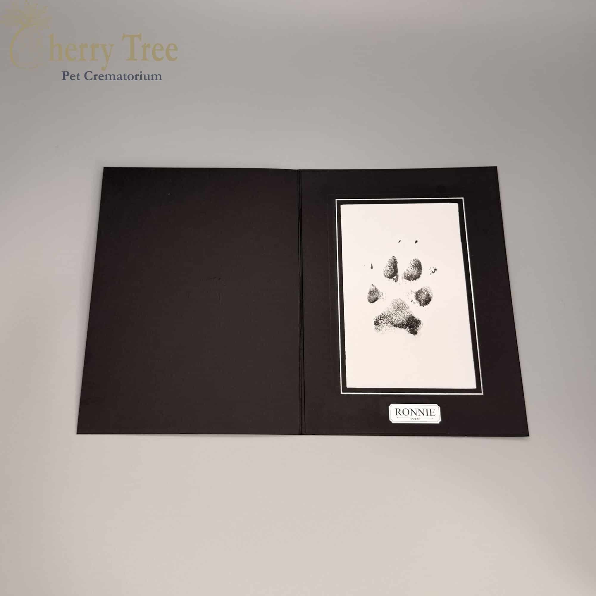 Ink Paw Print | Cherry Tree