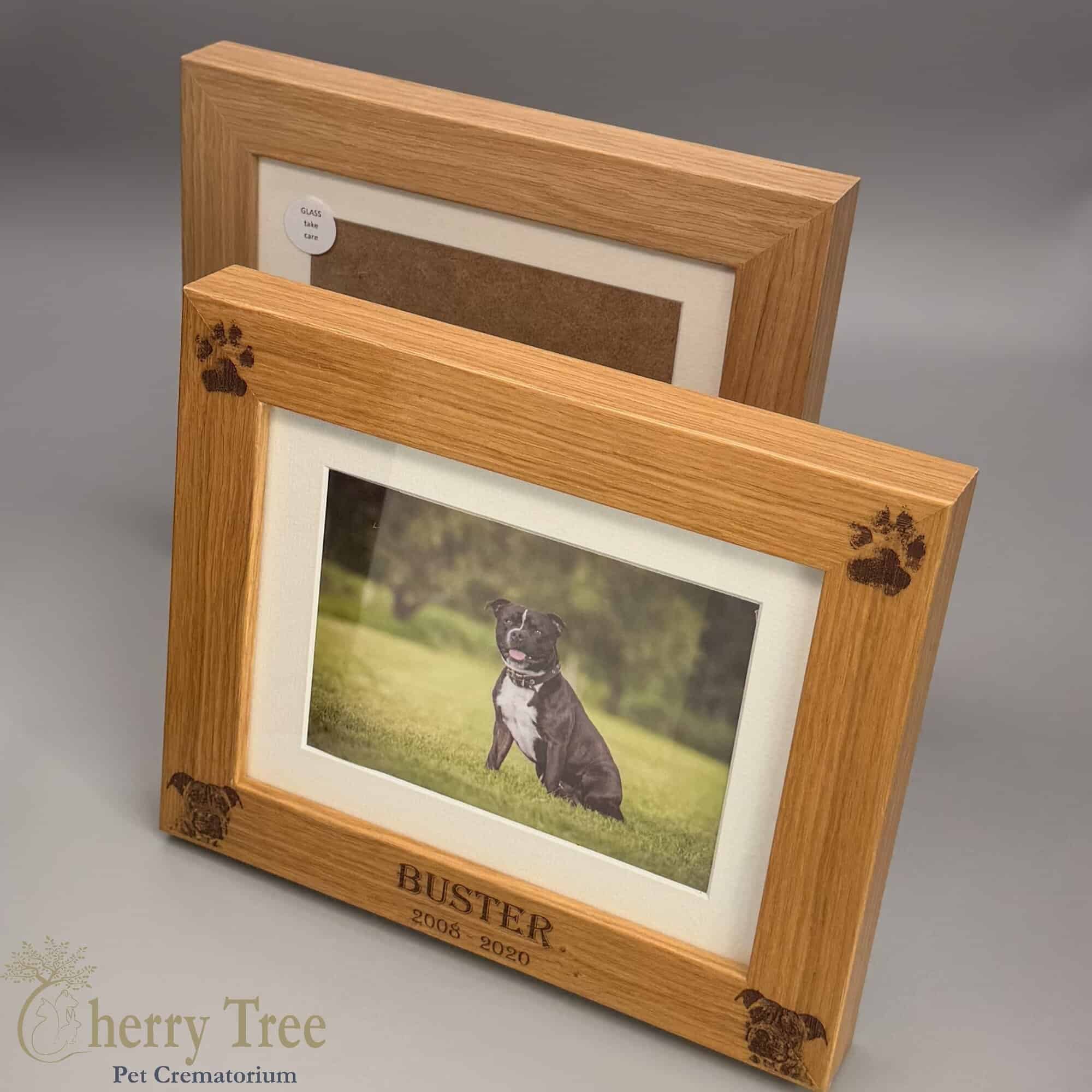 Tribute Frames – Laser Engraved | Cherry Tree