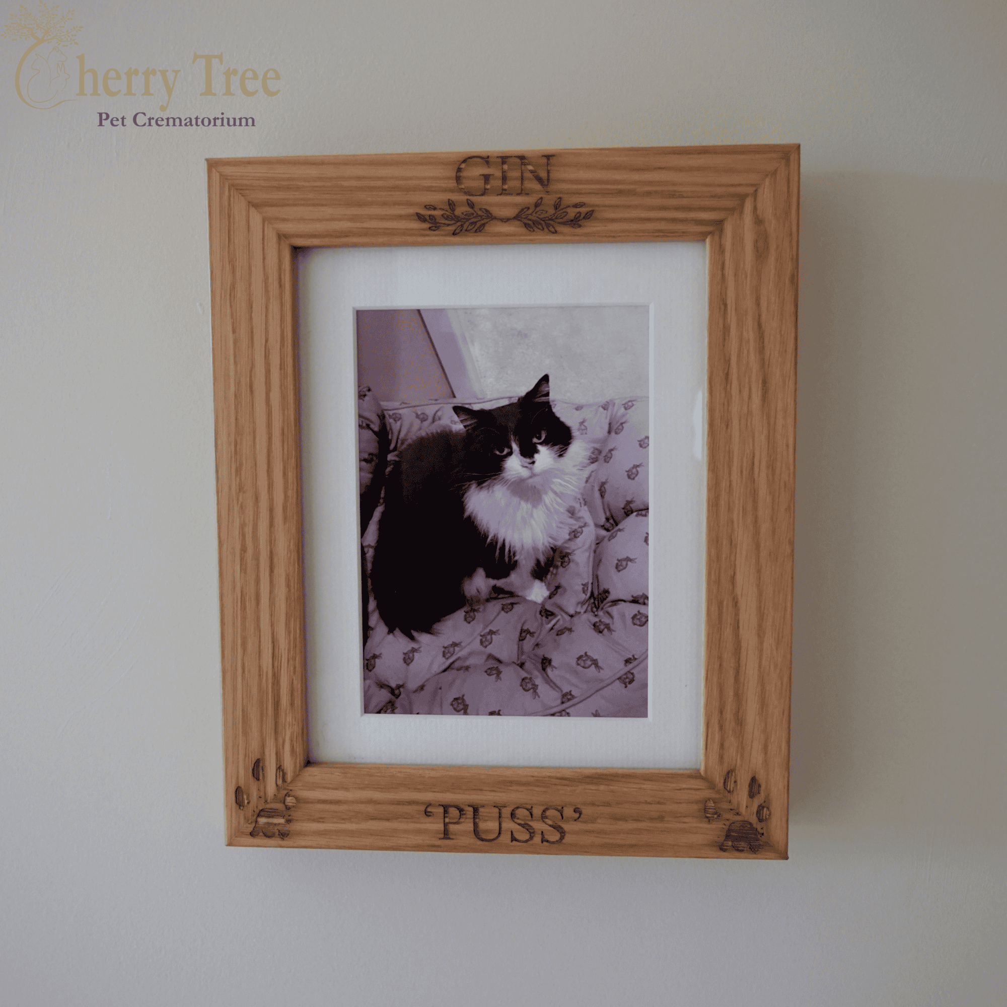 Tribute Frames – Laser Engraved | Cherry Tree