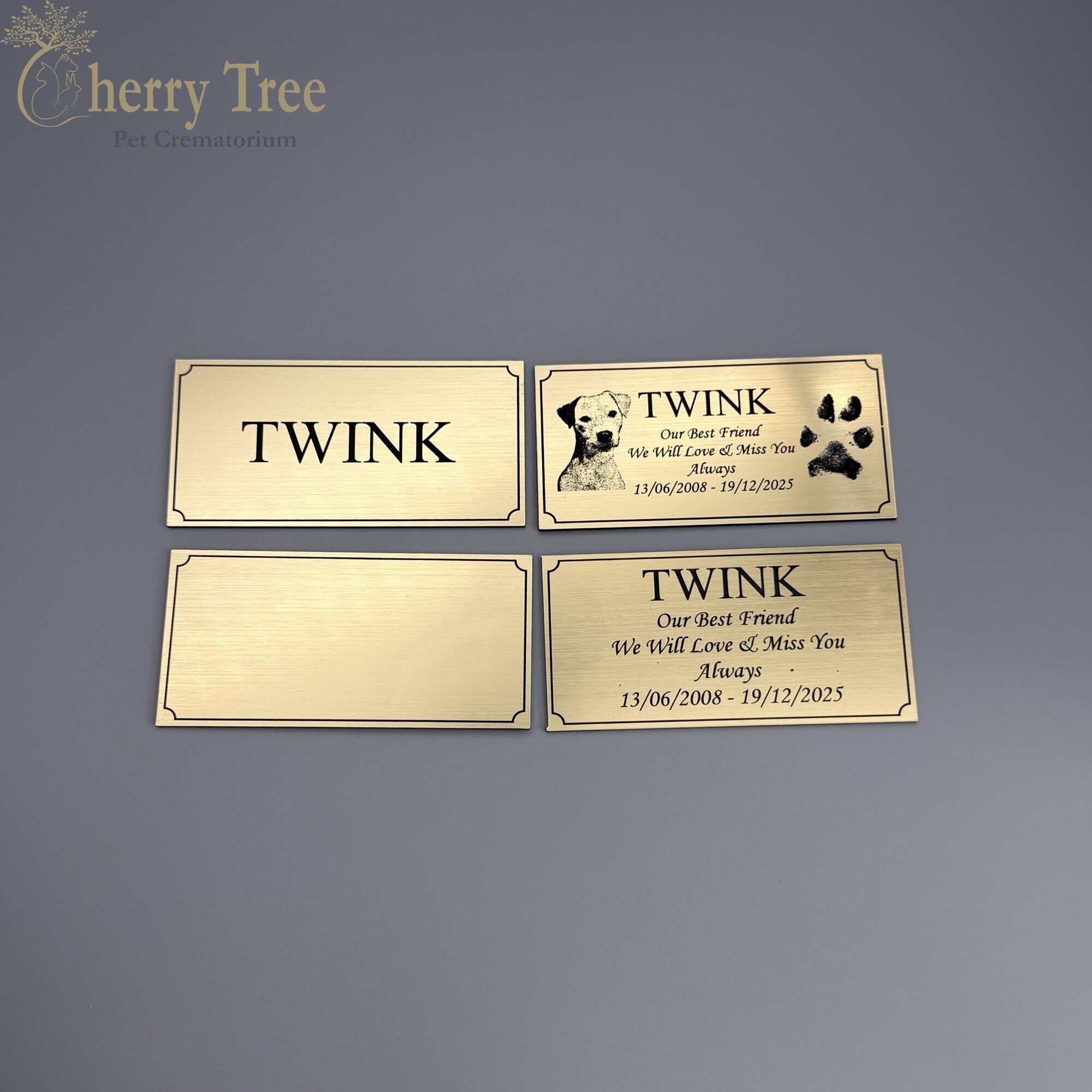 Plaques – Laser Engraved | Cherry Tree